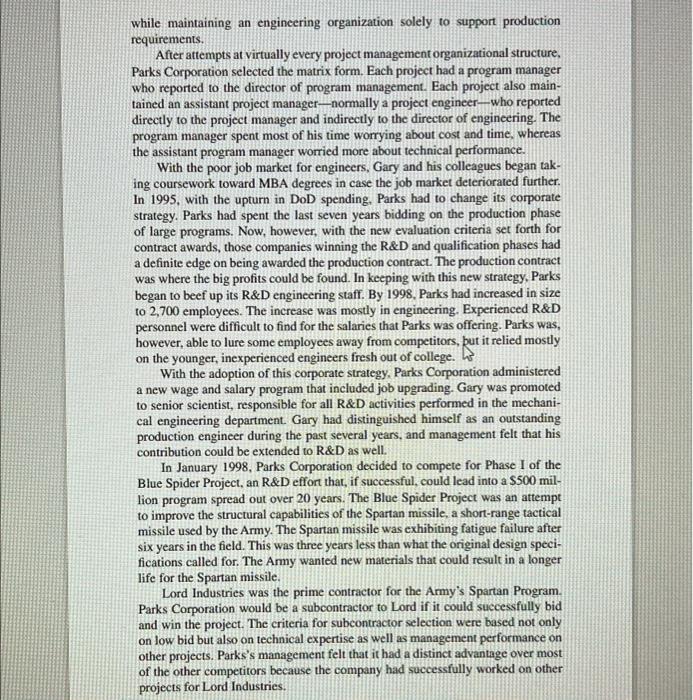 Solved The Blue Spider Project "This is impossible! Just | Chegg.com