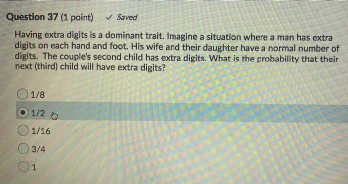 Solved Question 37 (1 point) Saved Having extra digits is | Chegg.com