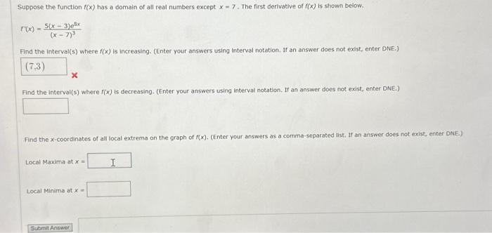Solved Suppose the function f(x) has a domain of all real | Chegg.com