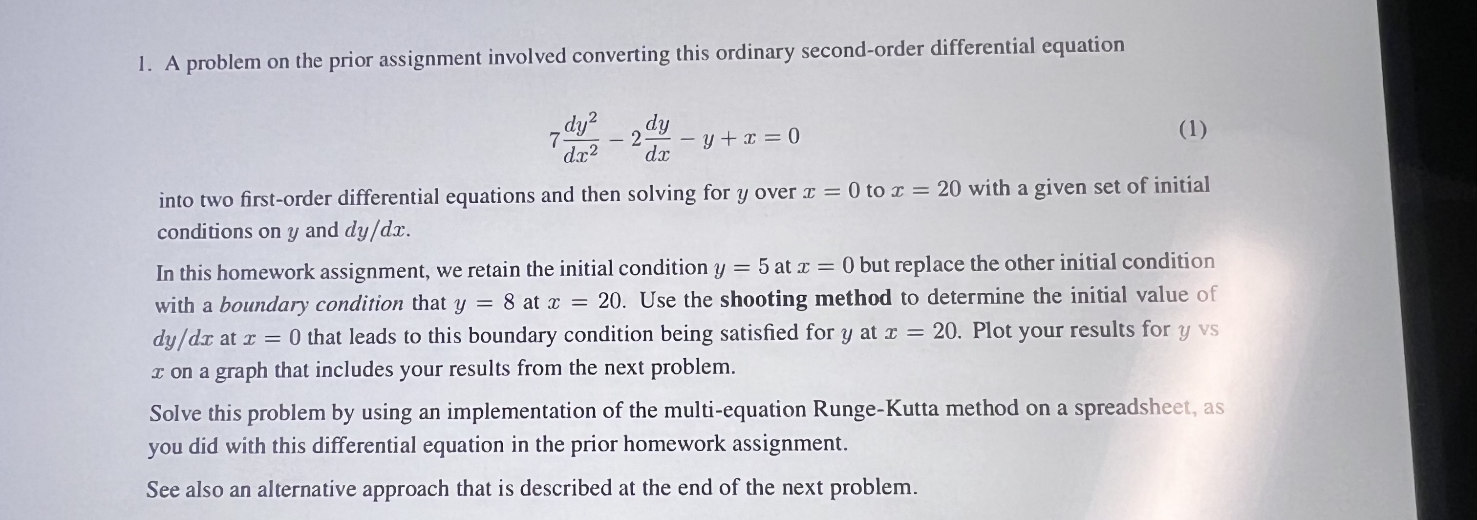 Solved A problem on the prior assignment involved converting | Chegg.com