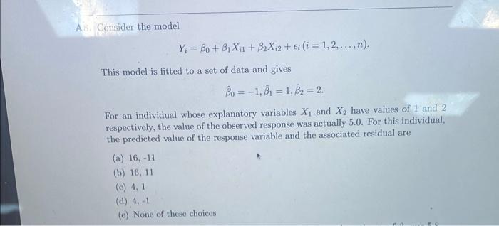Solved A.5. Consider the model | Chegg.com