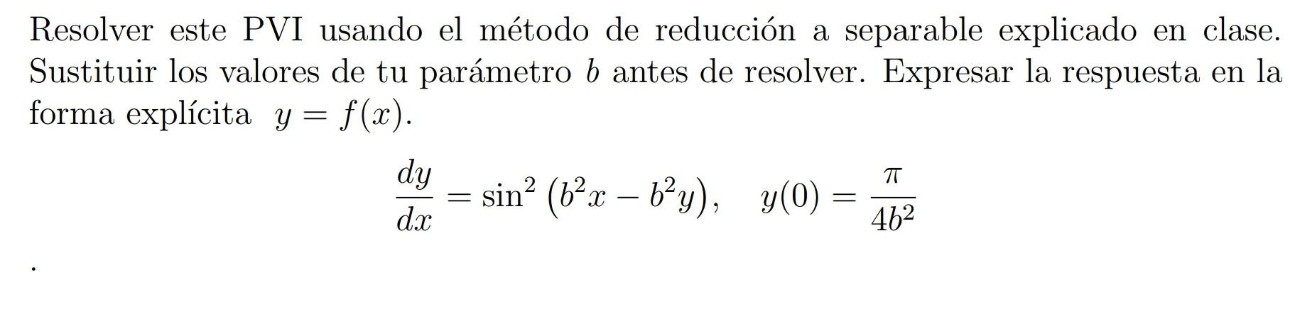Solved Solve this PVI (Problem of initial value) using the | Chegg.com