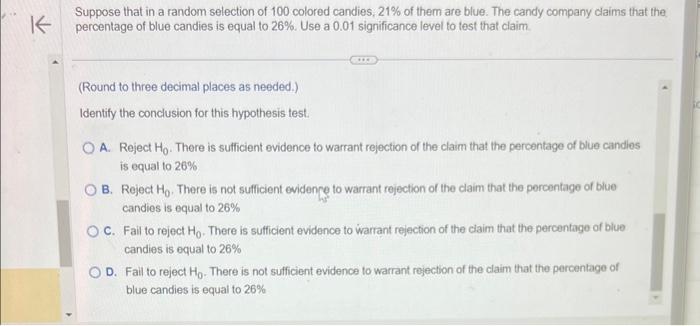 Solved Suppose that in a random selection of 100 colored | Chegg.com