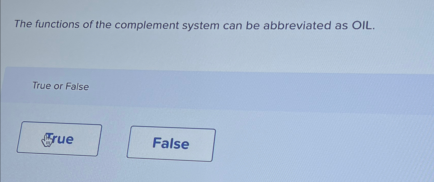 Solved The functions of the complement system can be | Chegg.com
