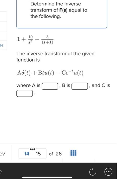 Solved Obtain the time-domain expression which corresponds | Chegg.com