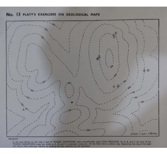 This is a map work. You are to determine the dip of | Chegg.com