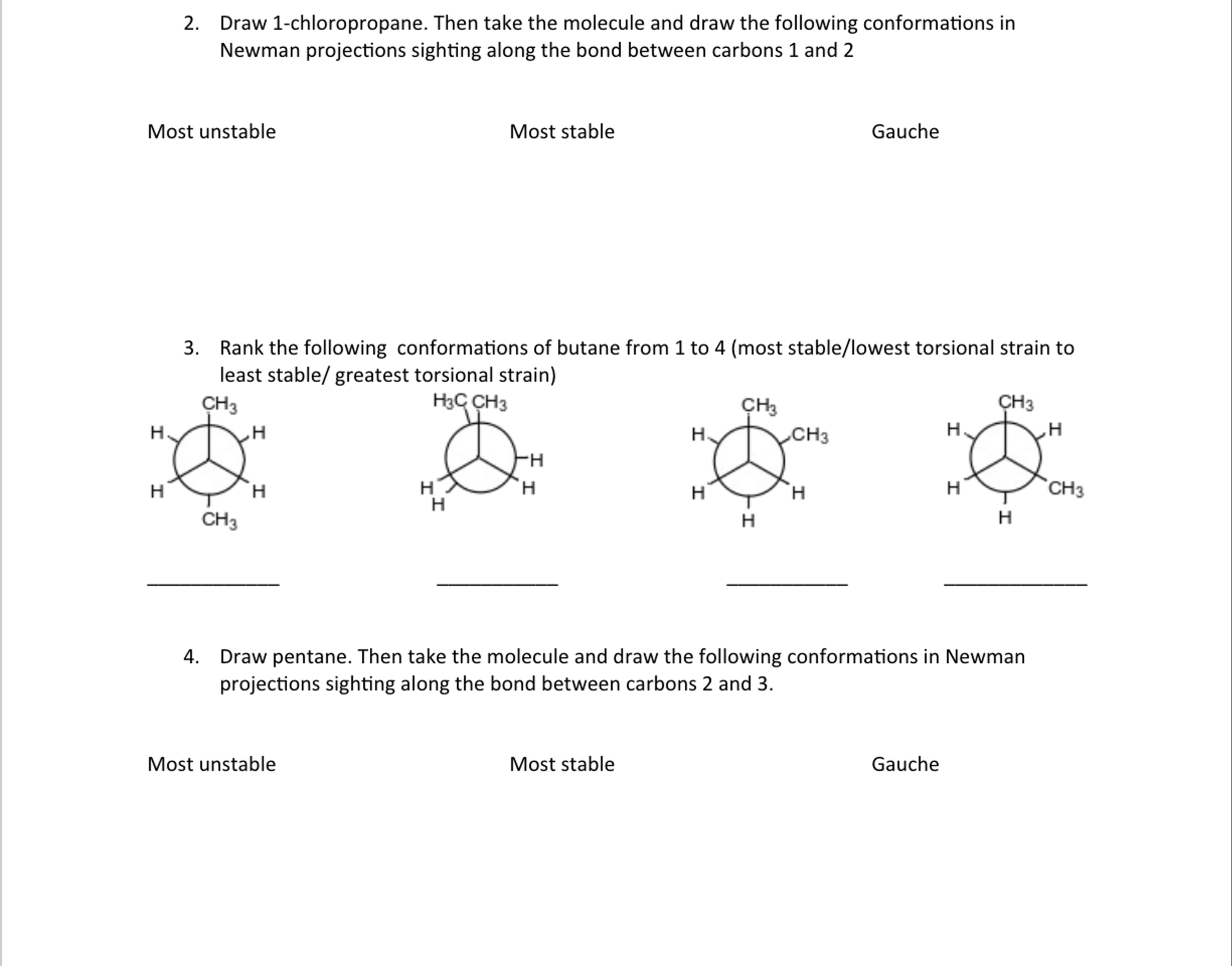 Solved Draw 1-chloropropane. Then take the molecule and draw | Chegg.com