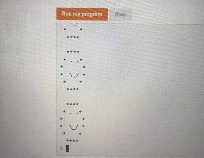 Solved Use the name called “smile” to write the code by | Chegg.com