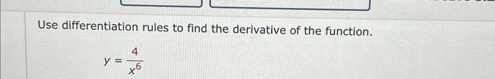 Solved Use differentiation rules to find the derivative of | Chegg.com