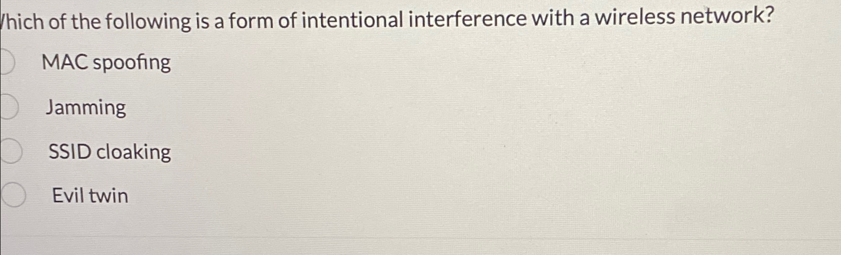 Solved hich of the following is a form of intentional | Chegg.com