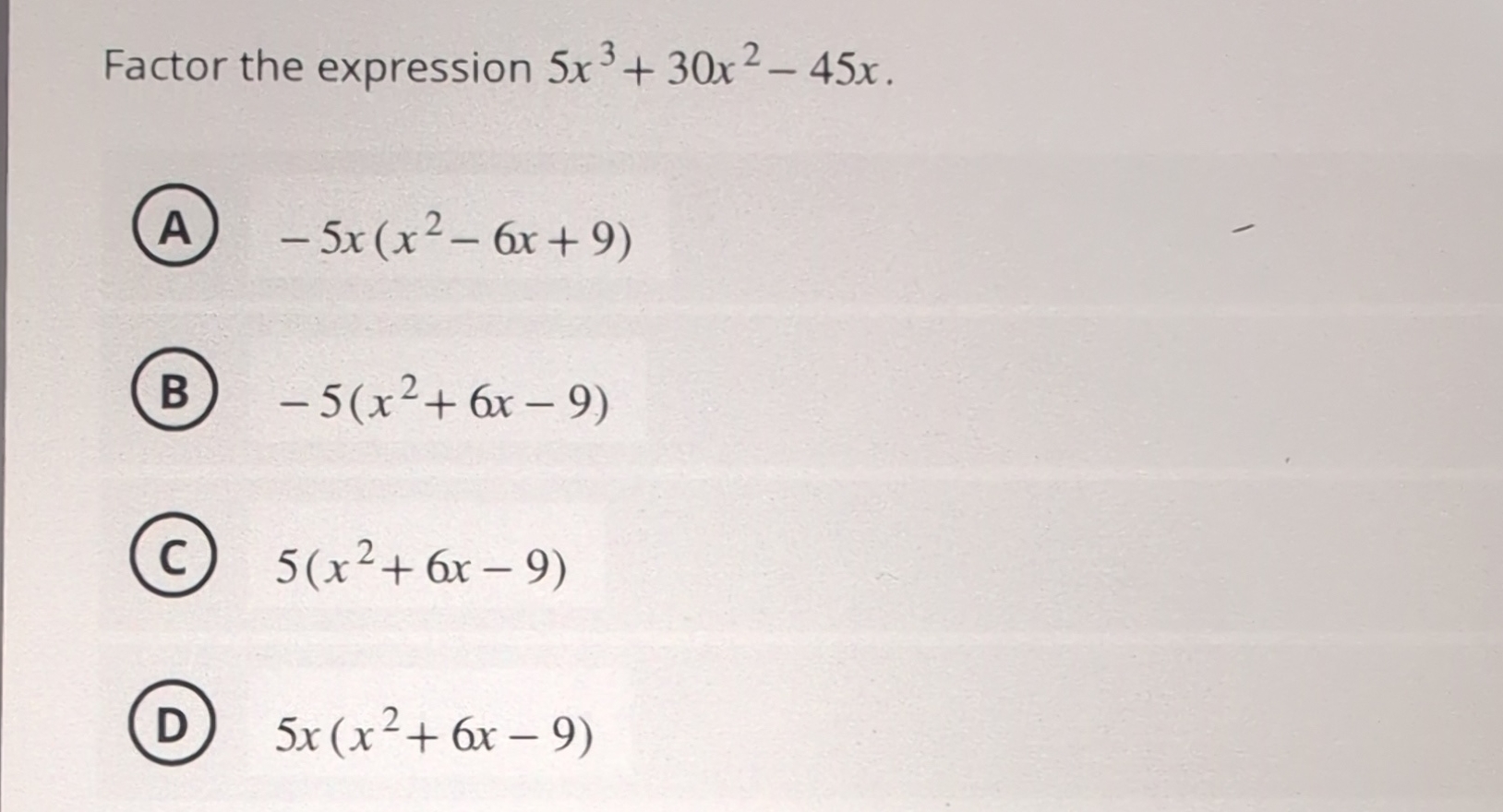 Factor the expression | Chegg.com