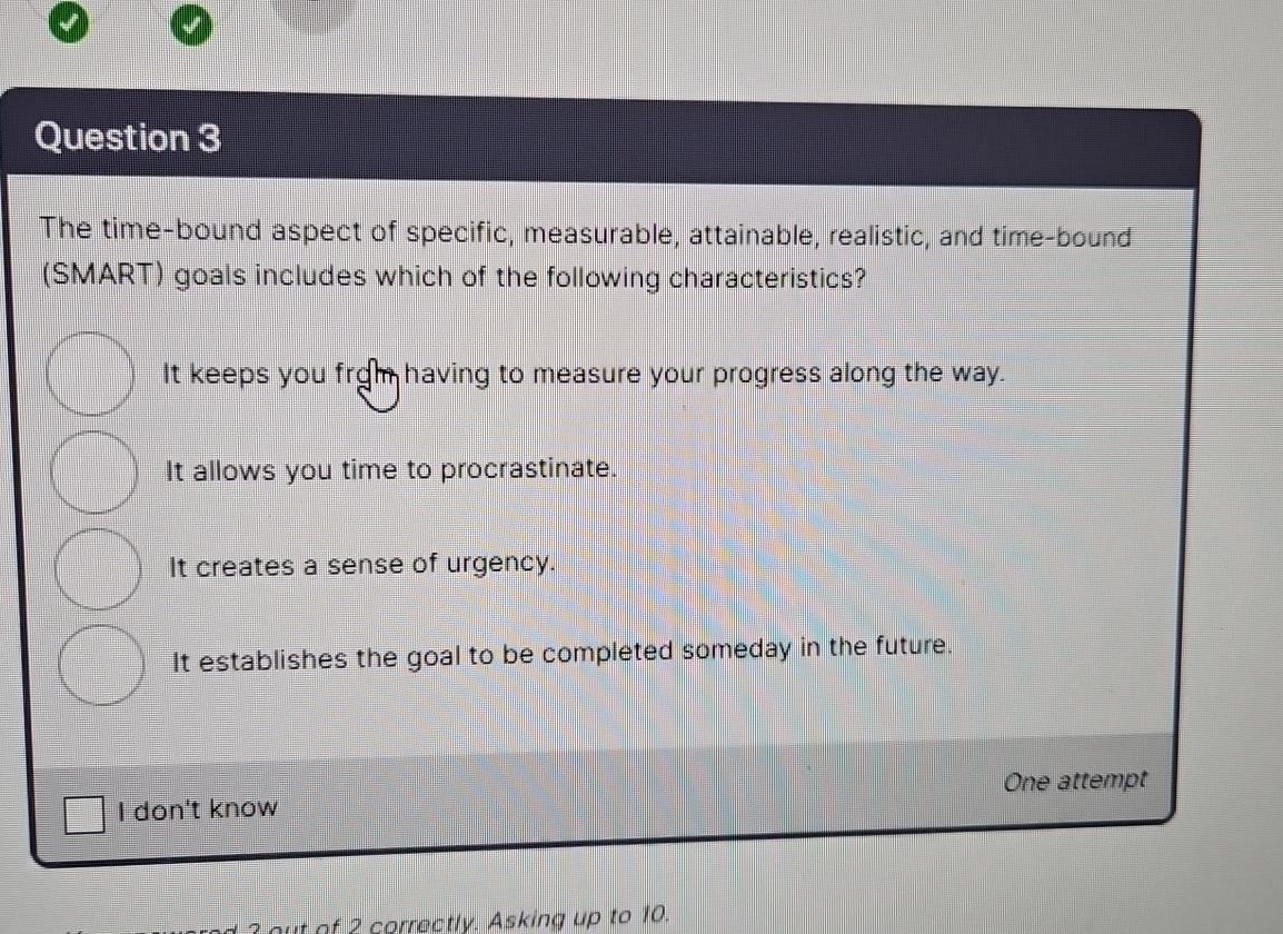 Solved the time- ﻿boun Question 3The time-bound aspect of | Chegg.com