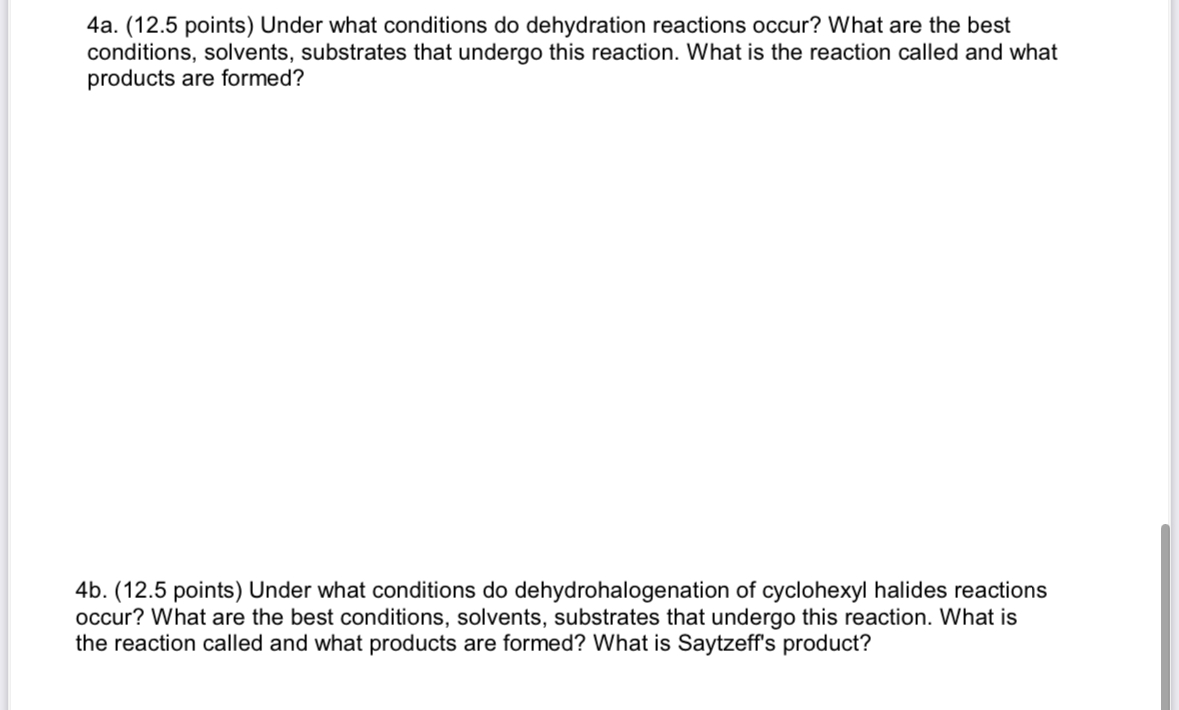 Solved 4a. (12.5 ﻿points) ﻿Under what conditions do | Chegg.com