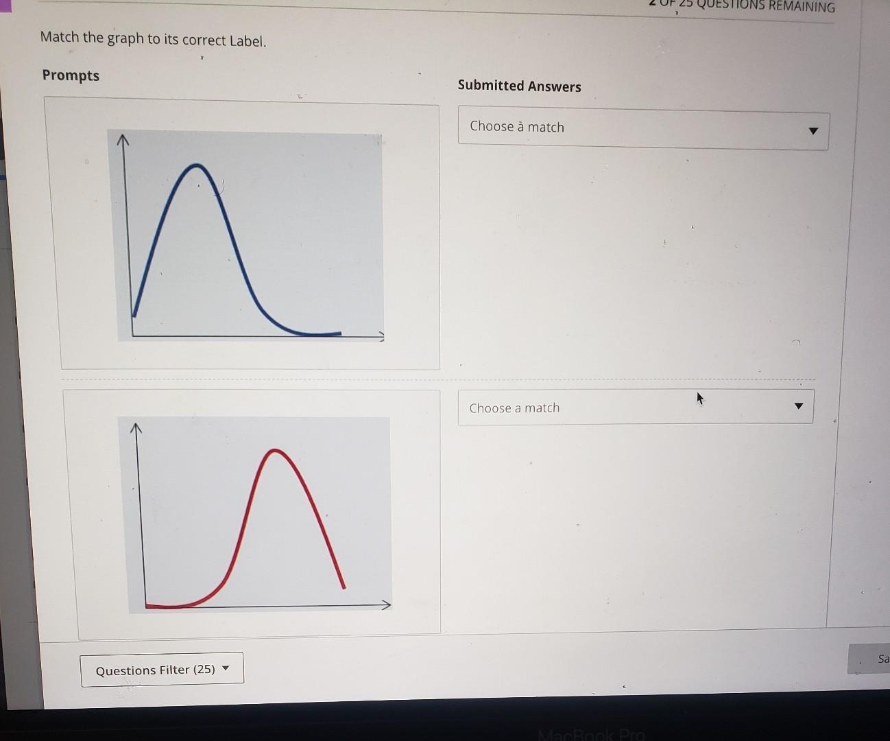 Solved Match the graph to its correct Label. Prompts | Chegg.com
