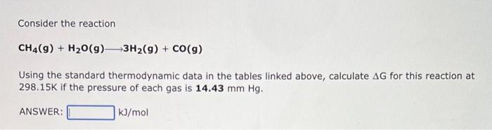Solved Consider the reaction 2NO(g)+O2( g) 2NO2( g) Using | Chegg.com