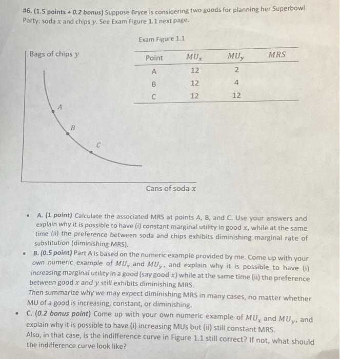 Solved H6. ( 1.5 points +0.2 bonus) Suppose Bryce is | Chegg.com