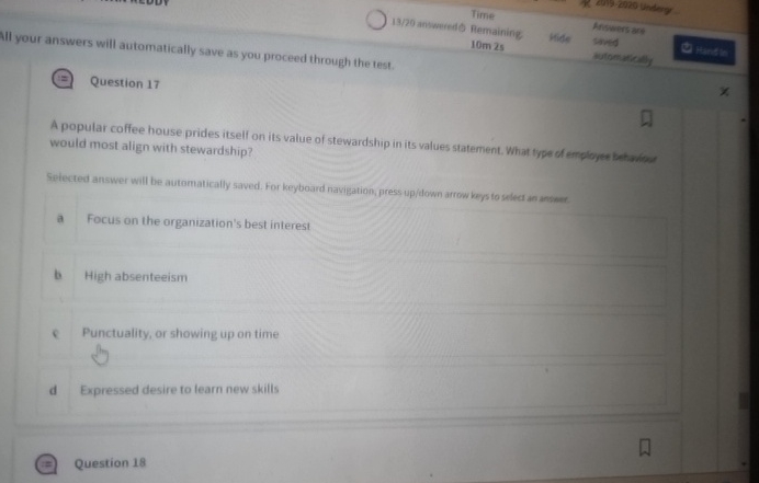 Solved your answers will automatically save as you proceed | Chegg.com