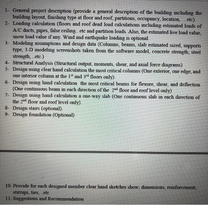 1- General project description (provide a general | Chegg.com