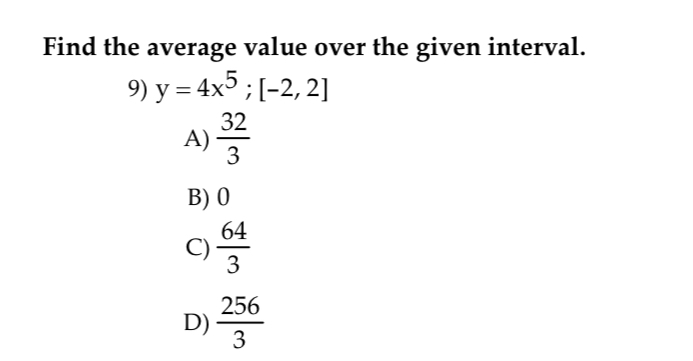 Solved Find the average value over the given | Chegg.com