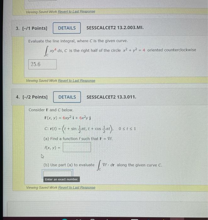 Solved Viewing Saved Work Revert to Last Response 3. [-/1 | Chegg.com