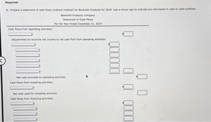 Solved Exercise 11-47 (Algorithmic) Preparing the Statement | Chegg.com