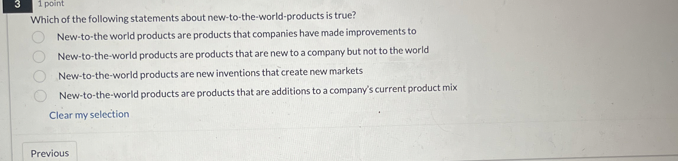 Solved 3 1 ﻿pointWhich of the following statements about | Chegg.com