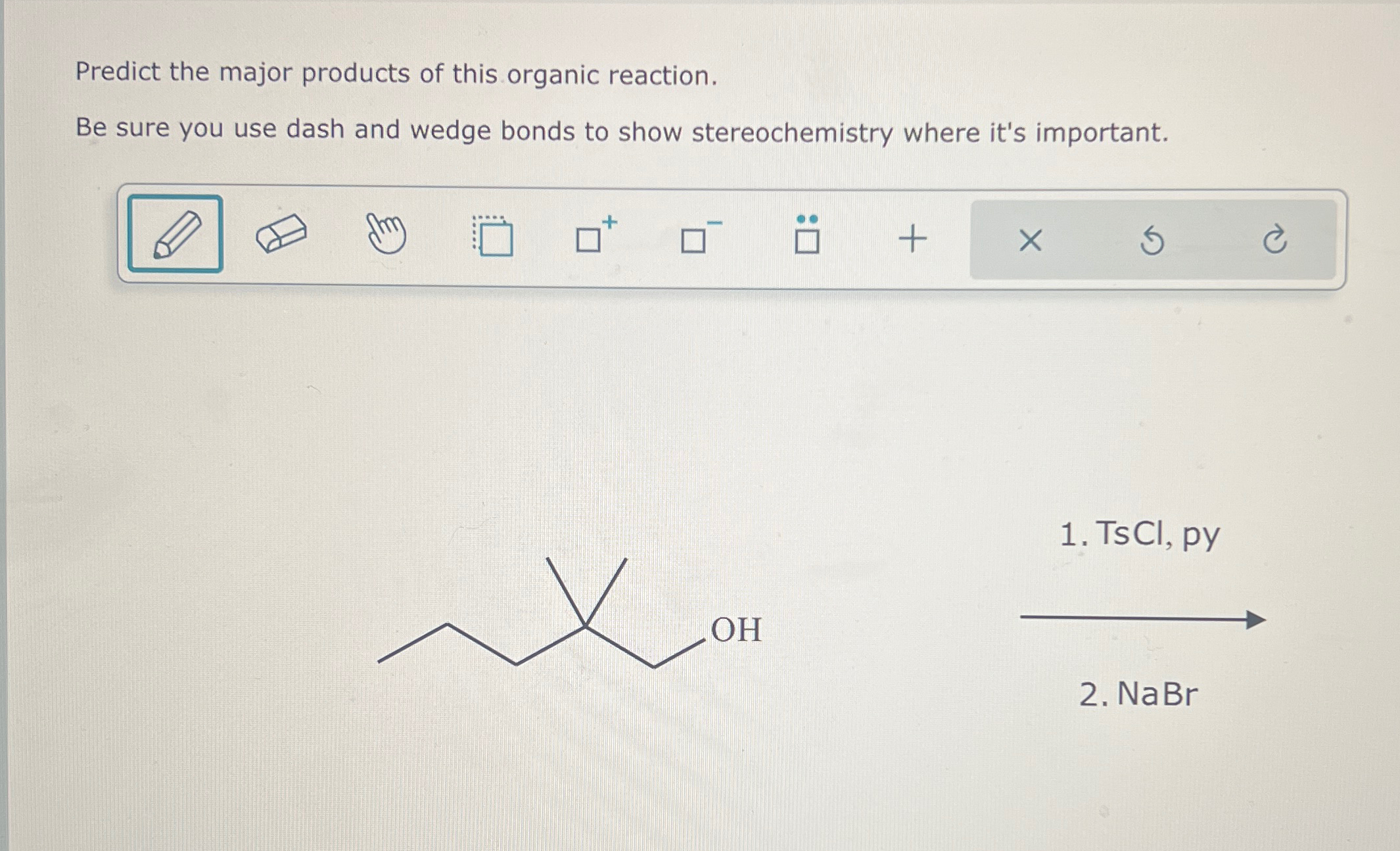 Solved Predict the major products of this organic | Chegg.com