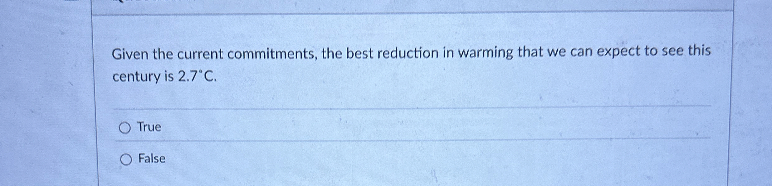 Solved Given the current commitments, the best reduction in | Chegg.com