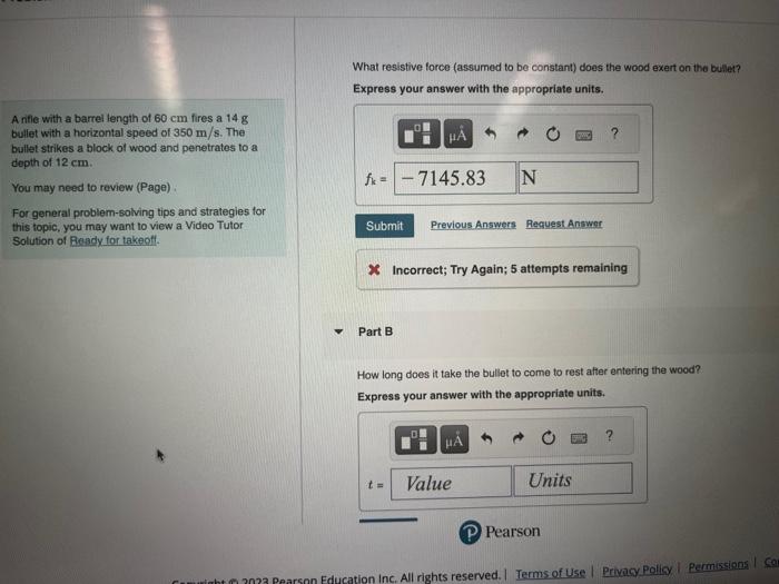 Solved What resistive force (assumed to be constant) does | Chegg.com
