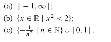 Solved Determine the closure of the following subsets of R: | Chegg.com