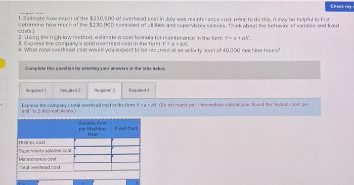 Solved Problem 6A-8 High-Low Method; Predicting Cost | Chegg.com