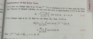 Solved Determination of the Error TermIf r(x) ﻿does not | Chegg.com
