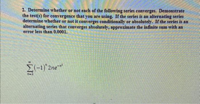 Solved 2. Determine whether or not each of the following | Chegg.com