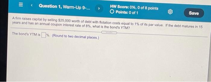 Solved HW Score: 0%, 0 of 8 points Question 1, Warm-Up 9-... | Chegg.com Solved HW Score: 0%, 0 of 8 points Question 1, Warm-Up 9-... | Chegg.com