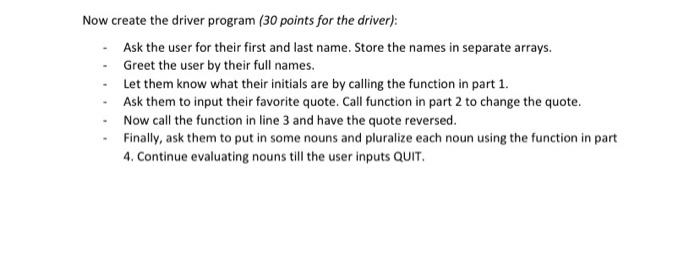 Solved Objective String And Character Manipulation String