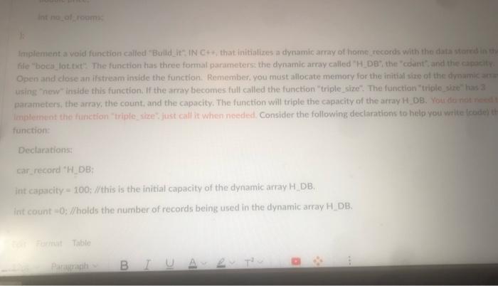 Question 1 Consider The Following Class Declaration 3886