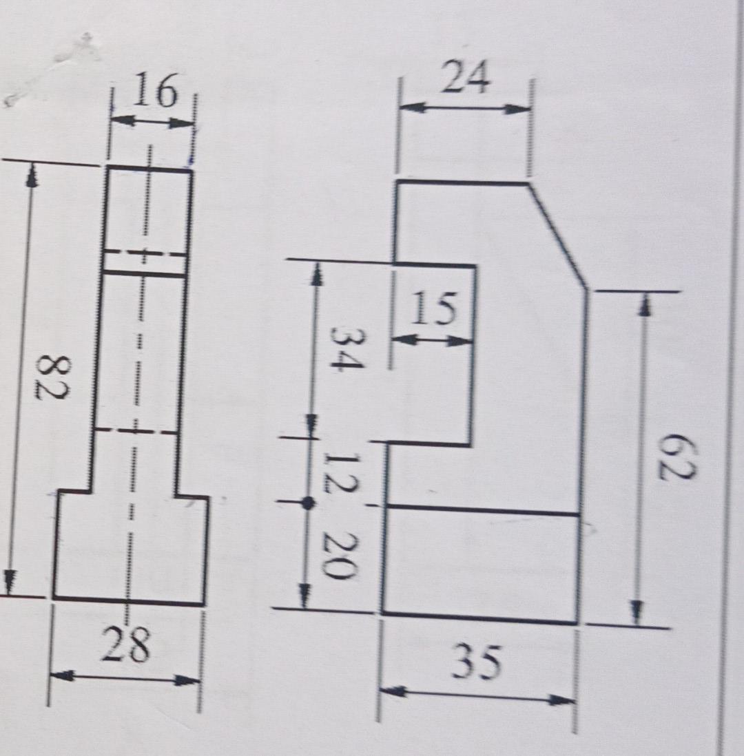 Solved draw the missing view using Autocad and explain, | Chegg.com Solved draw the missing view using Autocad and explain, | Chegg.com