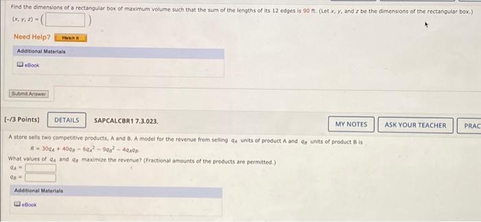 Solved Find the dimensions of a rectangular box of maximum | Chegg.com