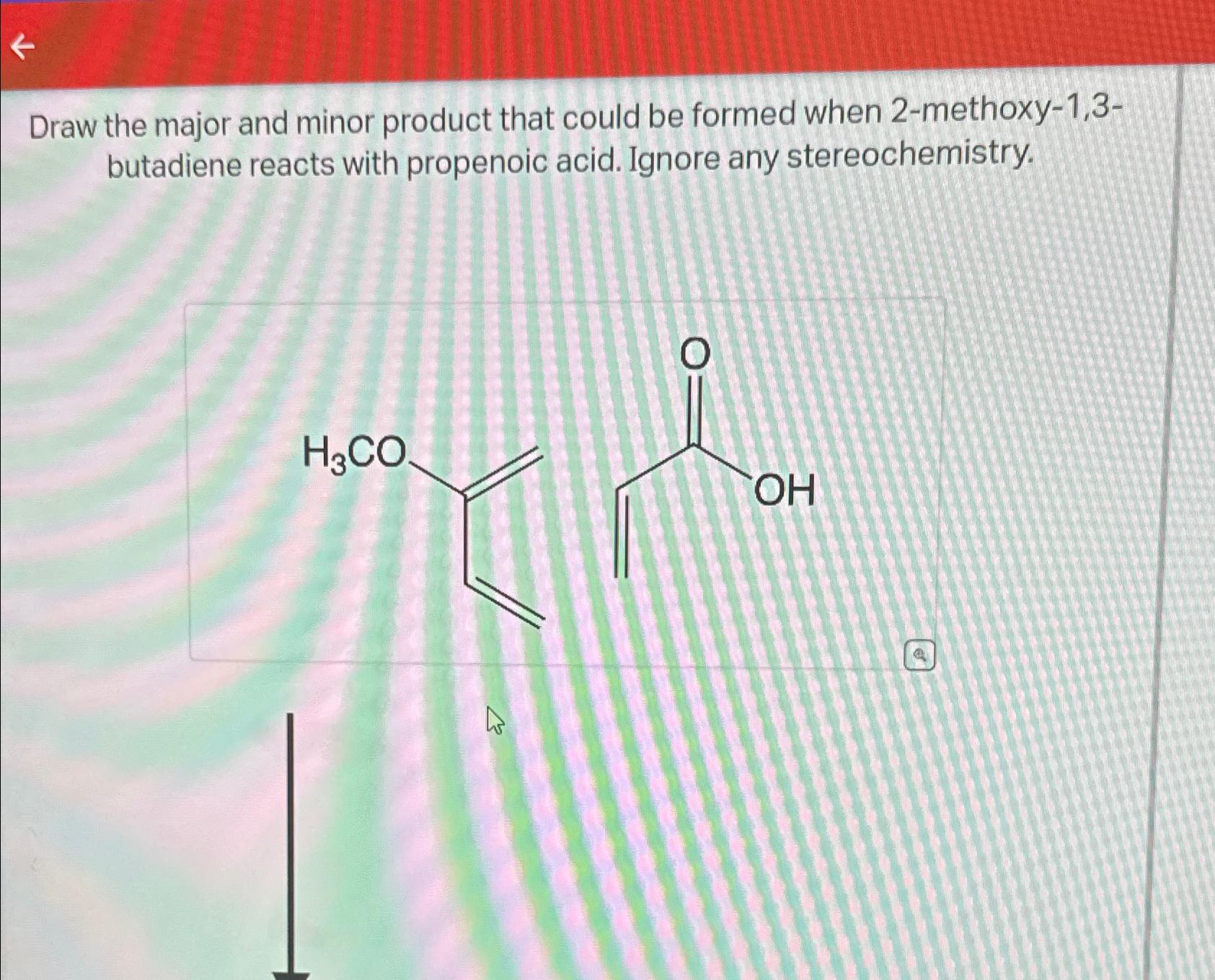 Solved Draw the major and minor product that could be formed | Chegg.com
