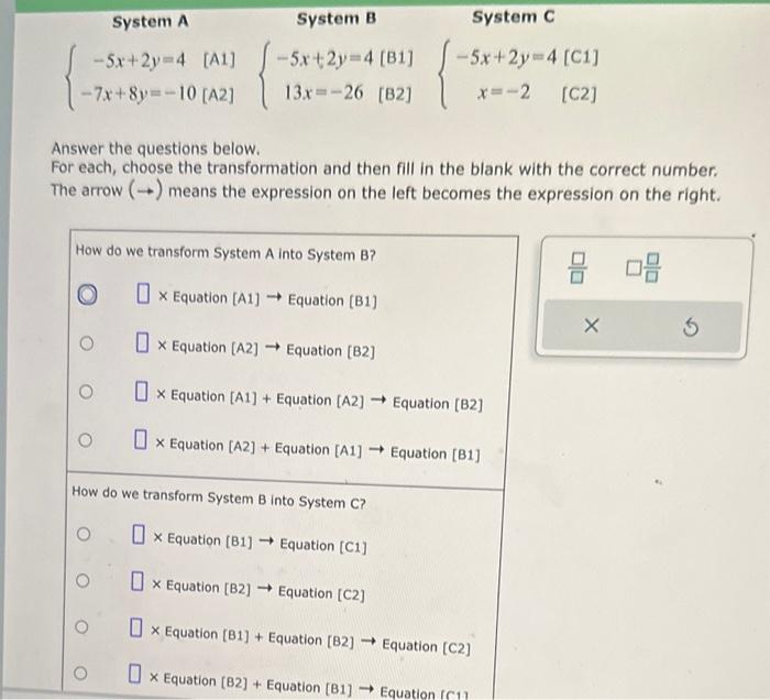 Solved Answer the questions below. For each, choose the | Chegg.com