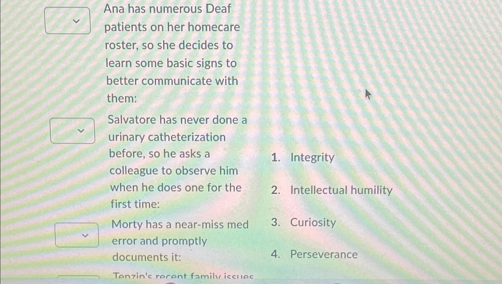 Solved Ana has numerous Deaf patients on her homecare | Chegg.com