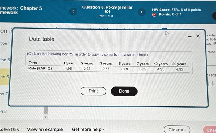 Solved pter 5 K Question 6, P5-29 (similar to) Part 1 of 3 | Chegg.com Solved pter 5 K Question 6, P5-29 (similar to) Part 1 of 3 | Chegg.com