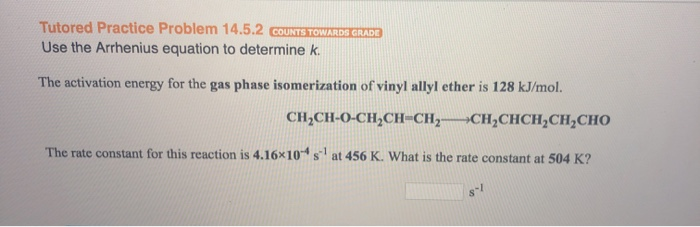Solved Tutored Practice Problem 14.5.2 COUNTS TOWARDS GRADE | Chegg.com