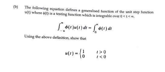 Solved (a) The impulse response h(t) of a system is | Chegg.com