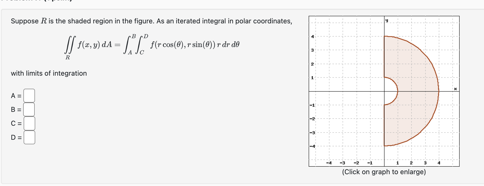 Suppose R is the shaded region in the figure. As an | Chegg.com Suppose R is the shaded region in the figure. As an | Chegg.com