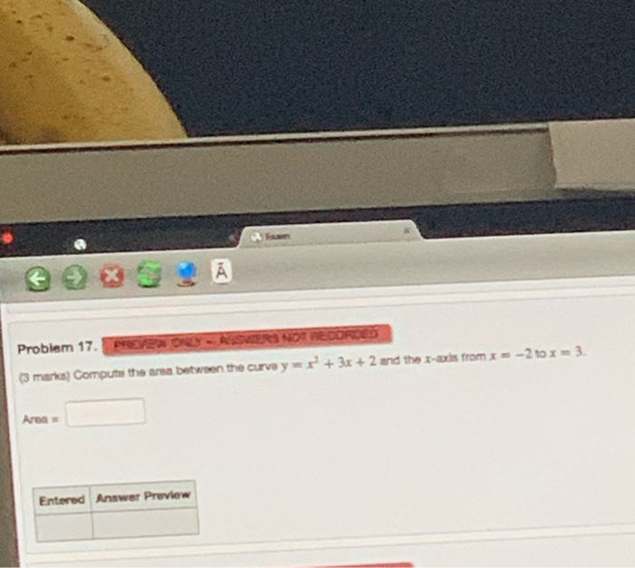 Solved Problem 17. PEVNO (3 marta) Compute the area between | Chegg.com