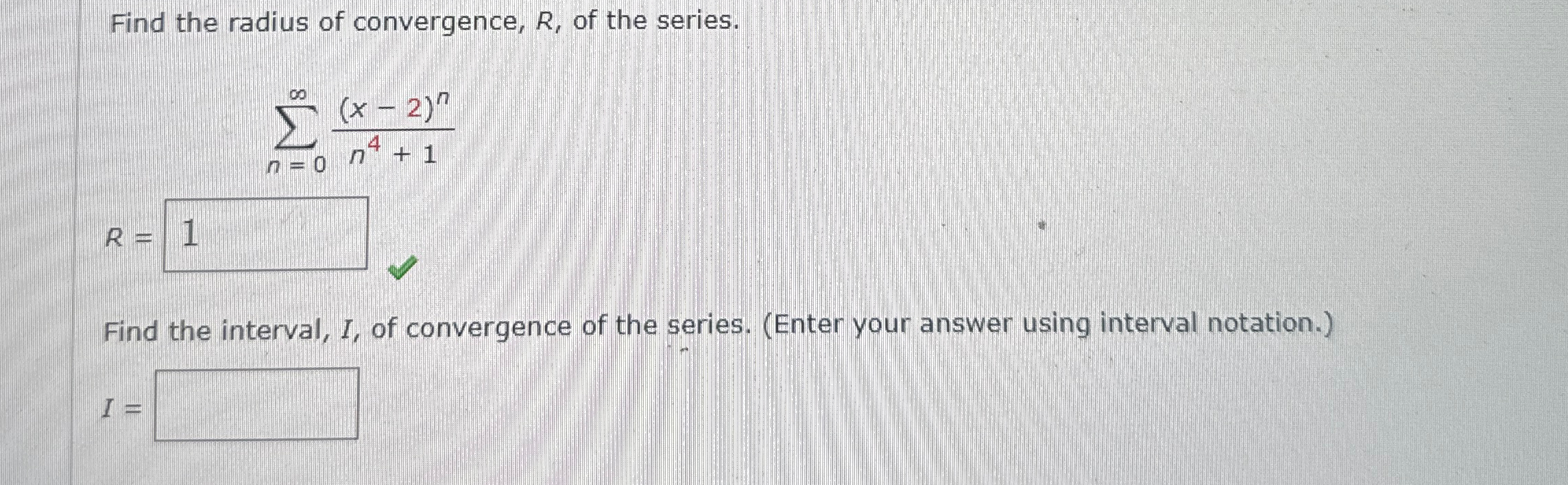 Solved Find the radius of convergence, R, ﻿of the | Chegg.com
