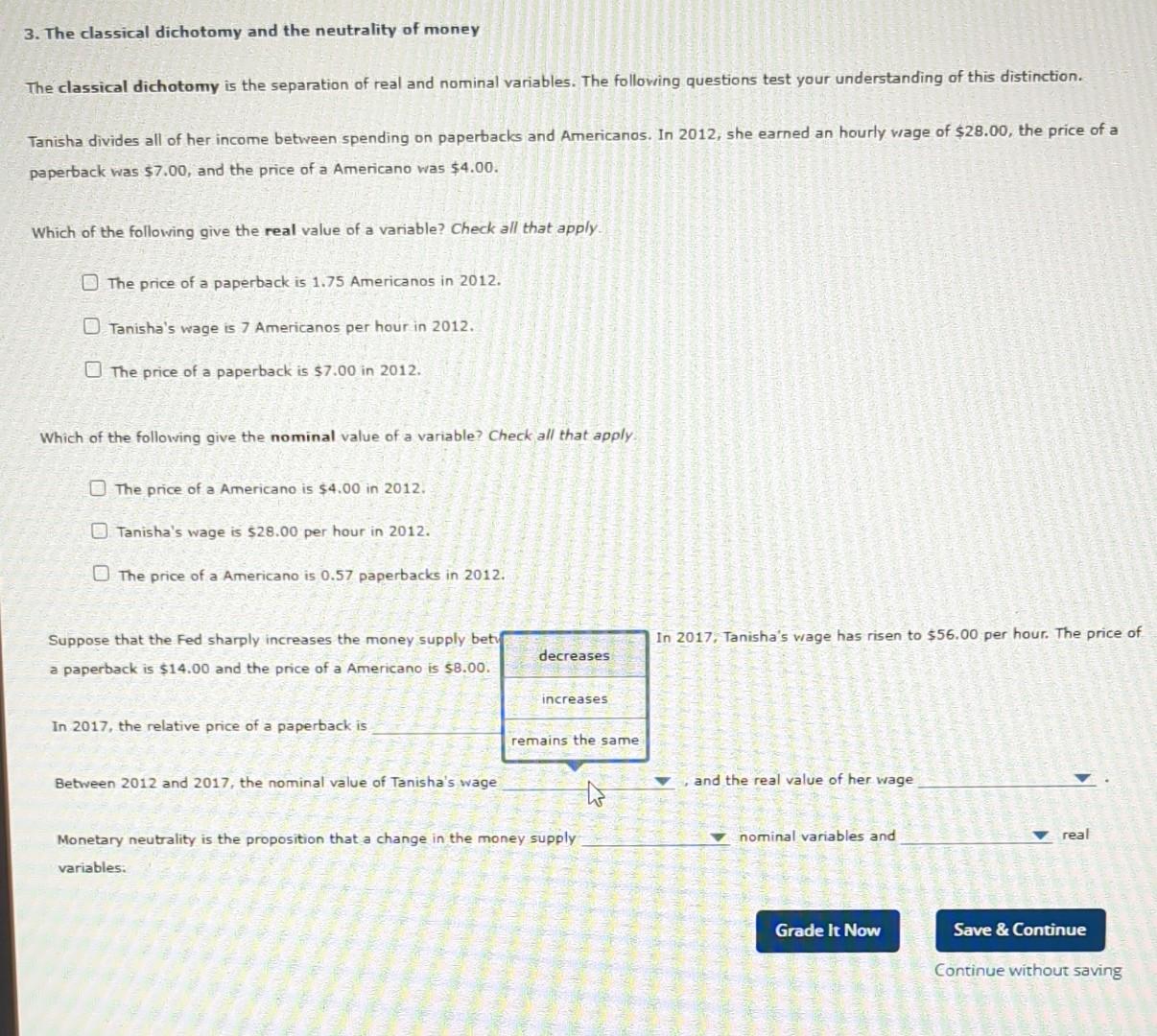 Solved The classical dichotomy is the separation of real and | Chegg.com