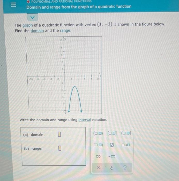 Solved O Polynomial And Rational Fun Tions Domain And