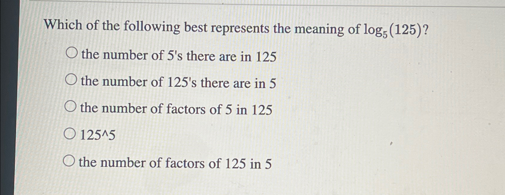 Solved Which of the following best represents the meaning of | Chegg.com